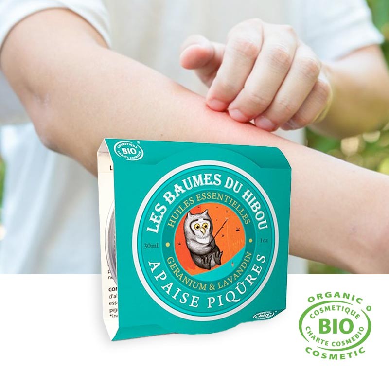 Ce baume apaise piqures bio sera idéal pour votre sac à mains en été